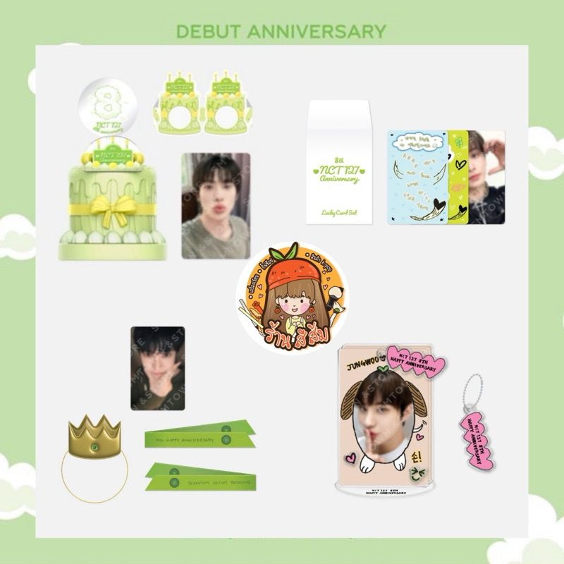 [พร้อมส่ง] NCT 127 8TH ANNIVERSARY MD - LUCKY CARD / PARTY CAKE / DOLL ...