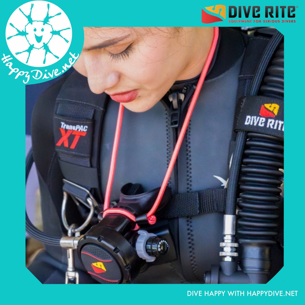 🐋 Dive Rite Necklace Regulator Tech สายคล้องคอสำหรับแขวน regulator ...