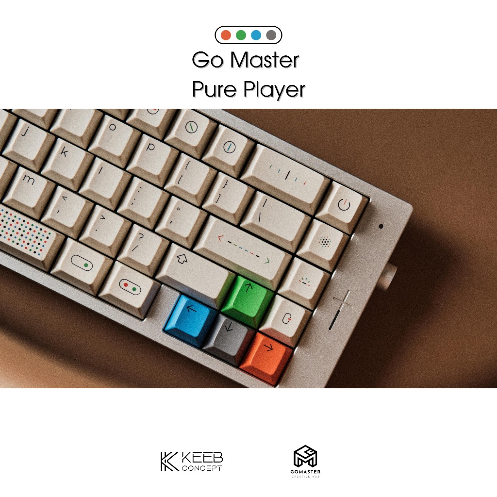 GoMaster Pure Player ชุดคีย์แคปแบบ PBT Dye-Sub ราคาย่อมเยา คุณภาพดี ...