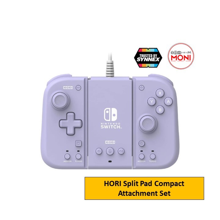HORI Split Pad Compact Attachment Set (Lavender) for Nintendo Switch ...