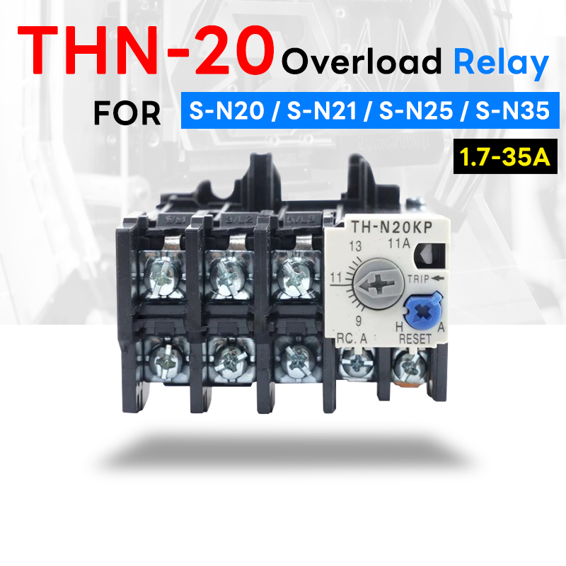 โอเวอร์โหลด THN-20 (สำหรับแมกเนติก S-N20 ถึง S-N35)T OVERLOAD RELAY TH ...