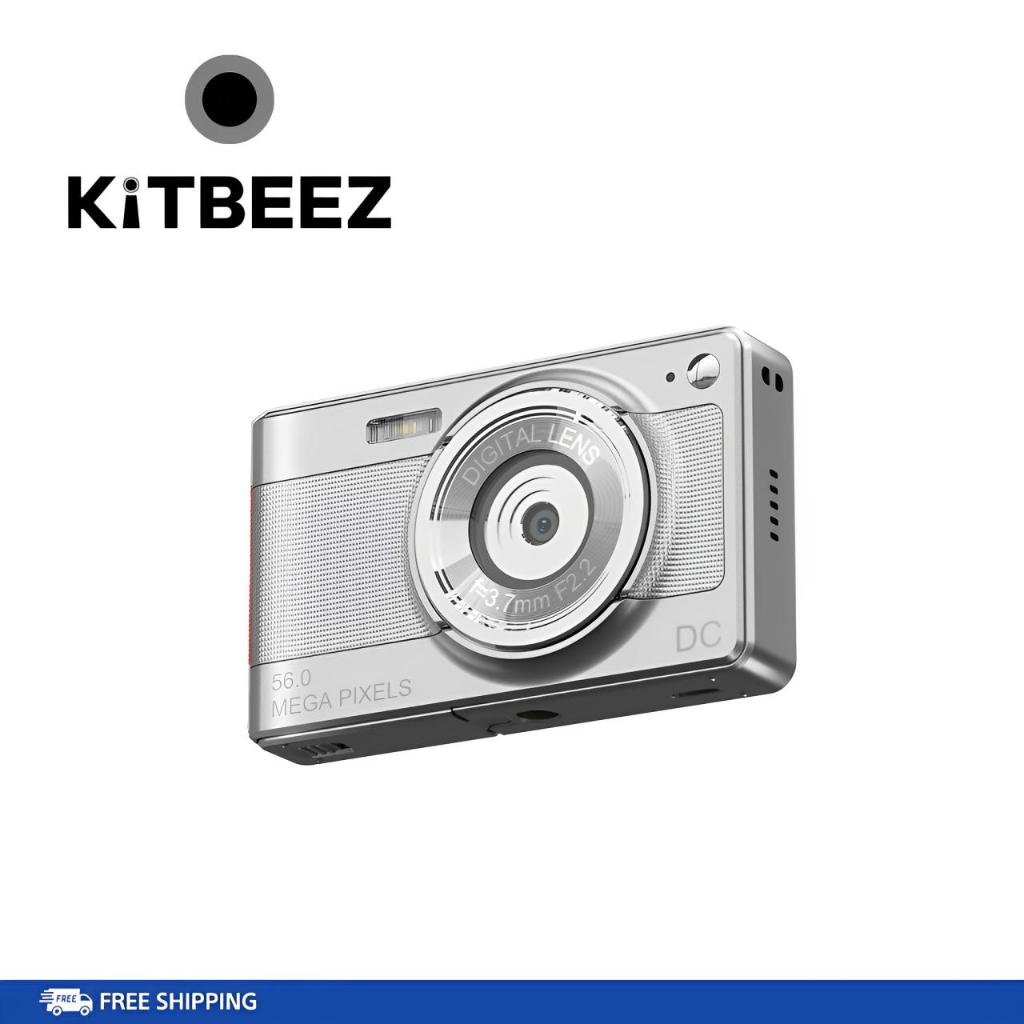 กล้องดิจิตอล KiTBEEZ ถ่ายภาพ 5600 พิกเซล ถ่ายวิดีโอ ซูม 16 เท่า กล้อง ...