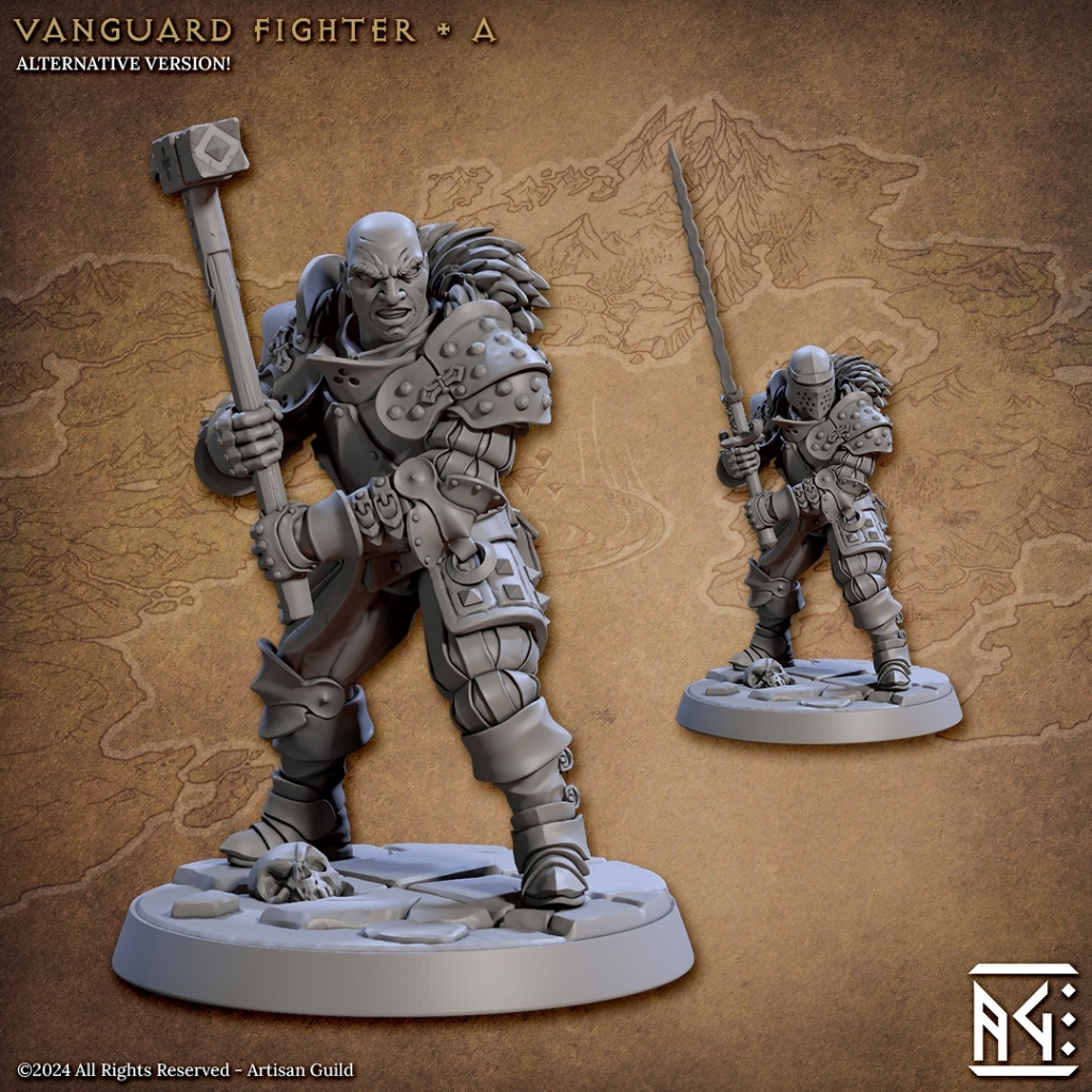 Vanguard Fighter A - Vanguard Fighters Guild - Humanoid Human / 32mm ...