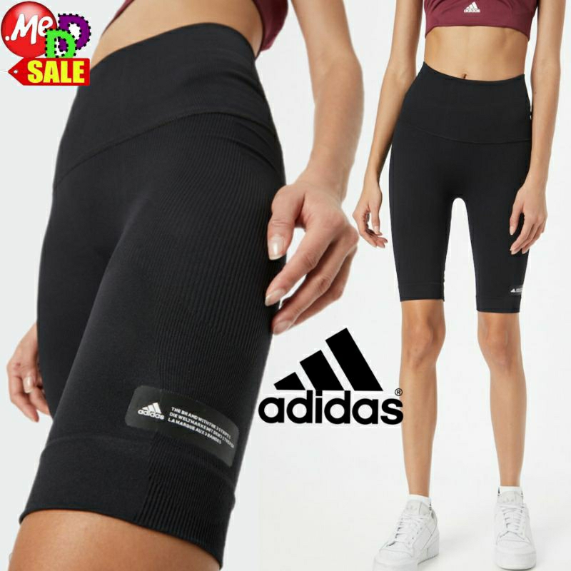 ADIDAS ใหม่ - กางเกงรัดกระชับกล้ามเนื้อใส่เทรนนิ่ง เอวสูง SHORT TIGHT ...