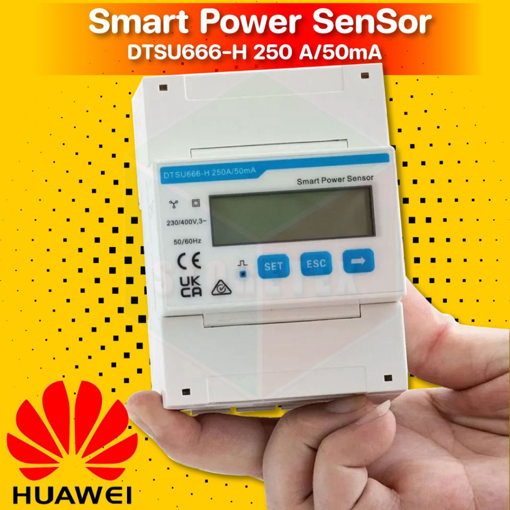 Huawei Smart meter รุ่น DTSU666-H 250 A/50mA สมาร์ท มิเตอร์ไฟฟ้า 3 เฟส ...
