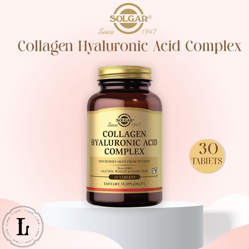 SOLGAR , Collagen Hyaluronic Acid Complex, 30 Tablets | Shopee Thailand