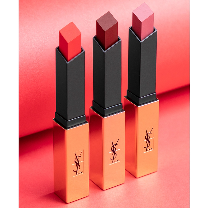 YSL #35 LOUD BROWN THE SLIM LEATHER MATTE LIPSTICK 2.2g | Shopee Thailand