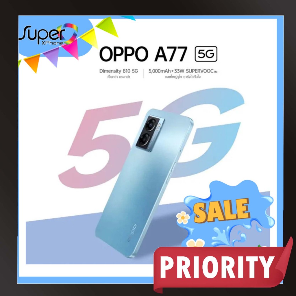 OPPO A77 รุ่น 5G(6+128GB)(CPH2339)(By Shopee SuperTphone1234) | Shopee ...
