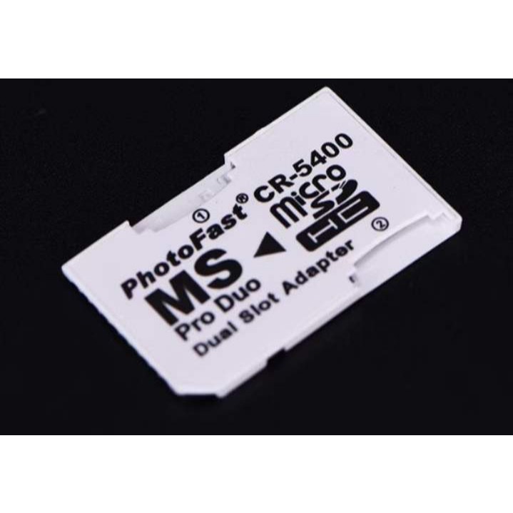 สินค้าส่งจากไทย ไม่ต้องรอ Adapter Reader Dual 2 Slot MicroSD PSP Reader ...