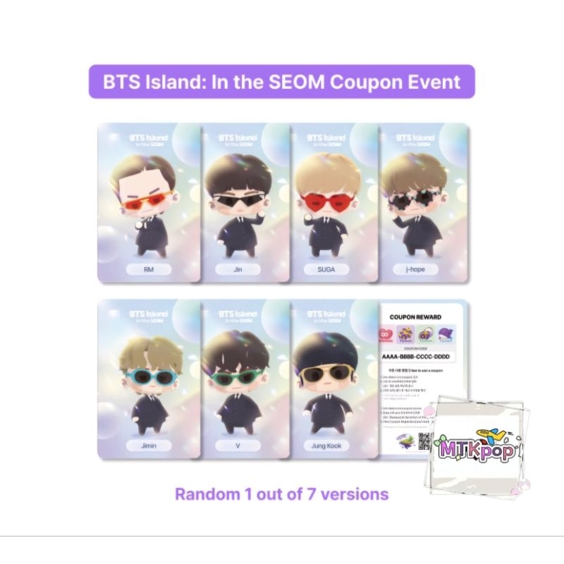 (พร้อมส่ง) การ์ด BTS In The Seom Event | Shopee Thailand