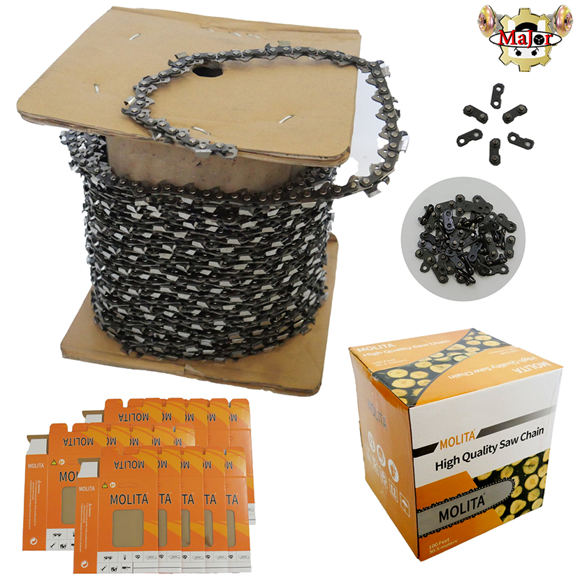 โซ่ม้วนเลื่อยยนต์ ADEYTOS 3/8P(เล็ก) 820 ฟัน พร้อมกล่อง และถุง รับประกันความพอใจ | Shopee Thailand