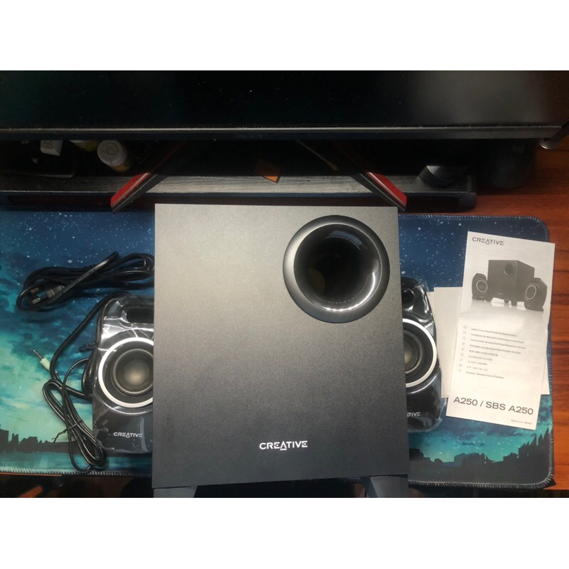 [เหมือนใหม่][แกะเช็ค]ลำโพง Creative SBS A250 2.1 Speaker System (Black ...