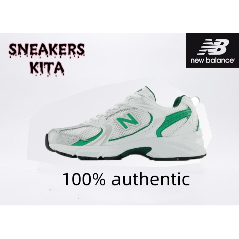 New Balance NB 530 White green ของแท้ 100 % | Shopee Thailand