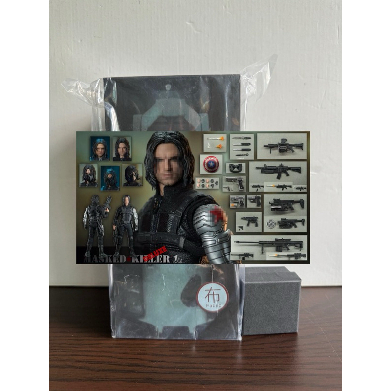 Nota Studio 1/12 Masked Killer Deluxe Ver. Fabric Winter Soldier Bucky ...