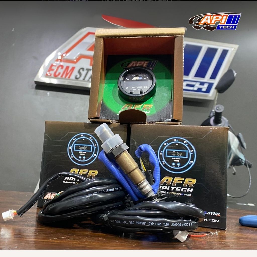 API Tech AFR GAUGES เซนเซอร์ AFR - เกจวัดอัตราส่วนอากาศและน้ำมันเชื้อเพลิง แม่นยำสูง | Shopee ...