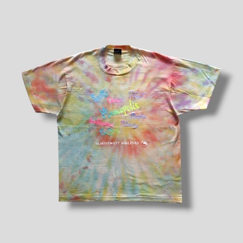 VINTAGE 90' SCREEN STARS BEST (MADE IN USA) NORTHWEST AIRLINES ไซส์ XL ...