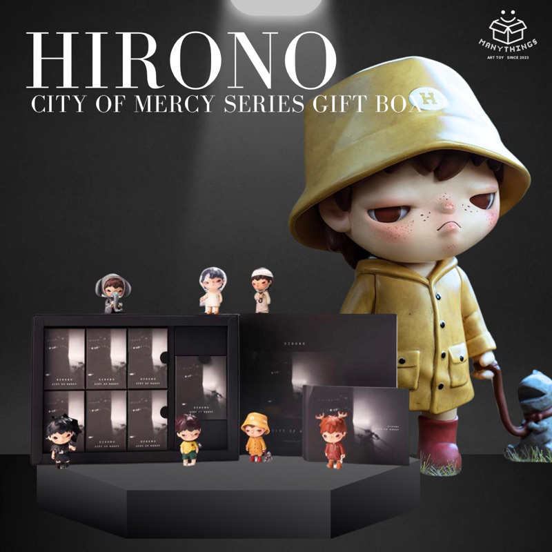pop mart Hirono City of Mercy Series Gift Box V.3 กล่องดำ Special Box ...