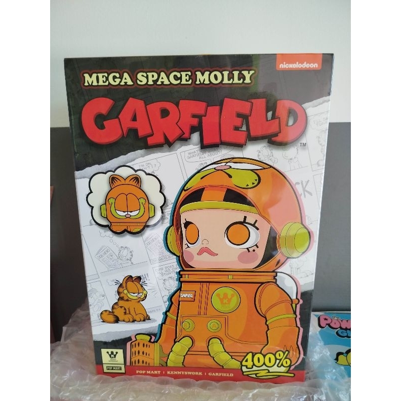 พร้อมส่ง popmart mega space molly 400% Garfieldในซีลยังไม่แกะกล่องสุ่ม ...