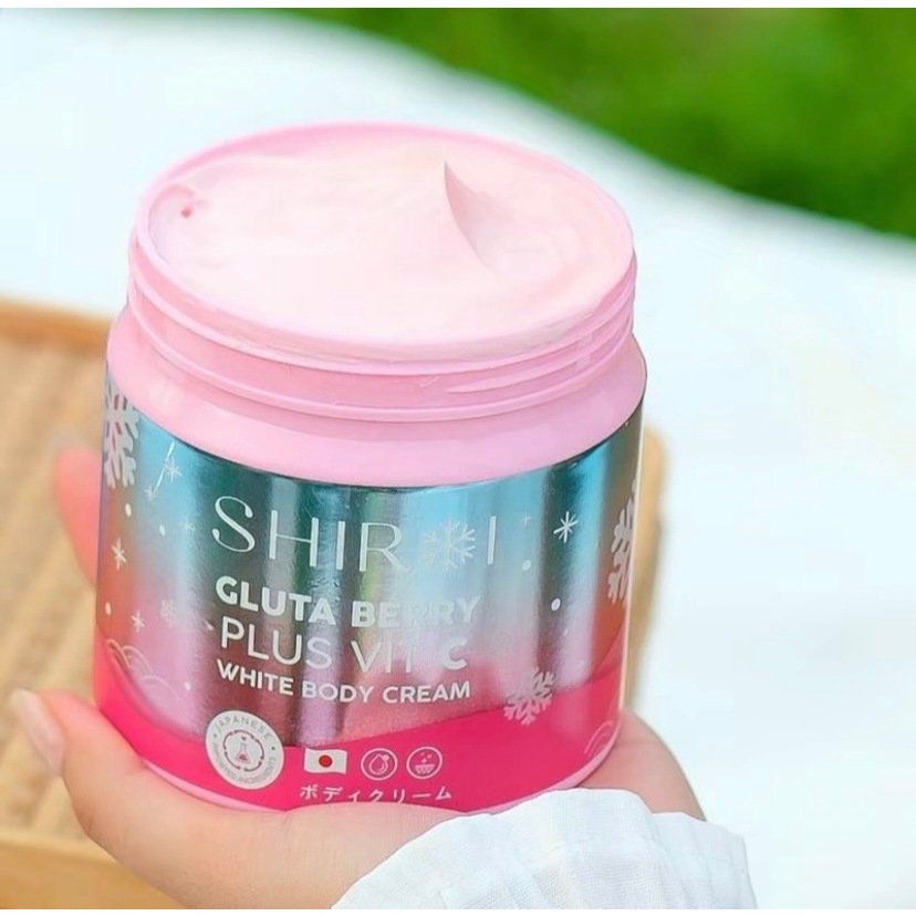 ชิโรอิ โปร 1 กระปุก กลูต้า เบอร์รี่ พลัส วิตซี ไวท์ บอดี้ ครีม ( Shiroi ...