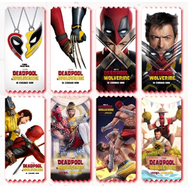 ตั๋ววิบวับ ตั๋วสะสม Deadpool & Wolverine 2024 เดดพูล วูล์ฟเวอรีน ...