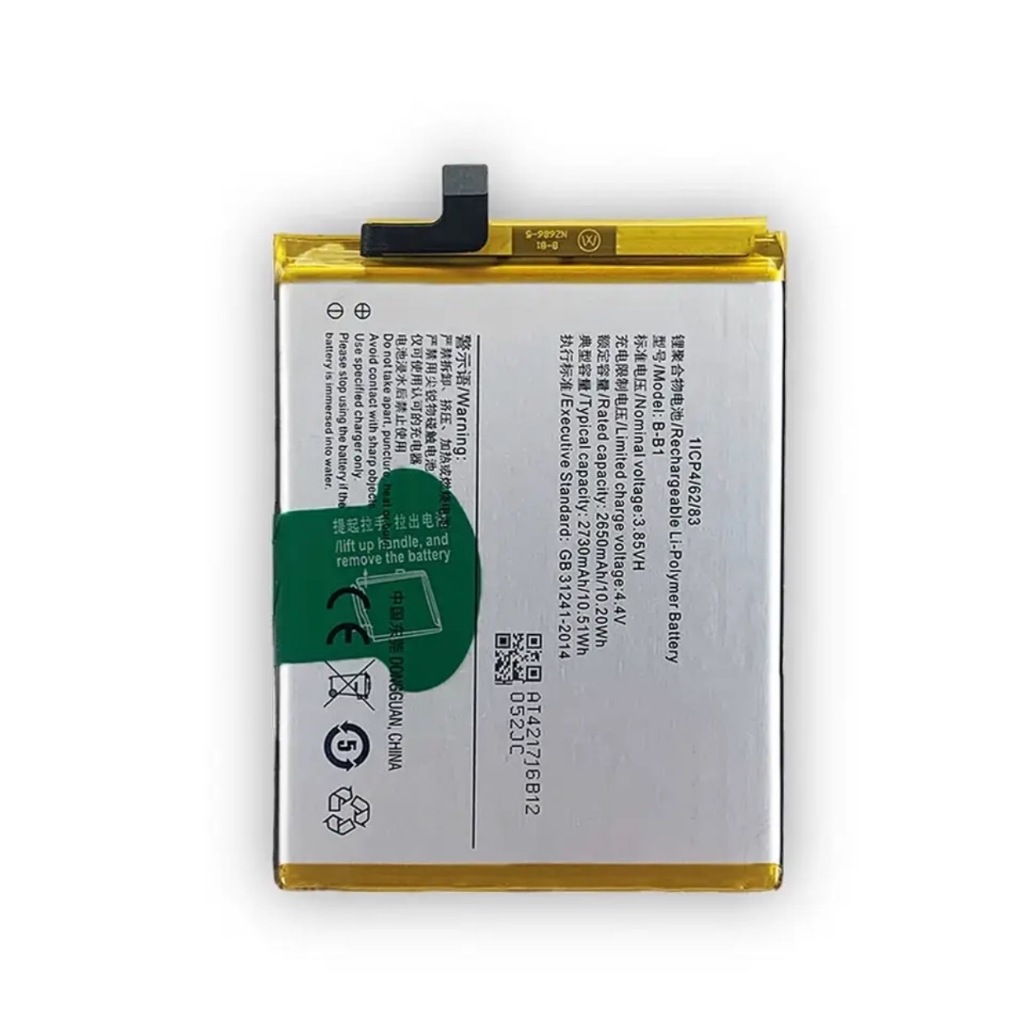 แบตเตอรี่ Battery vivo Y55 / Y55s / 1610 ,1603 Model ; B-B1 2730mAh รับ ...