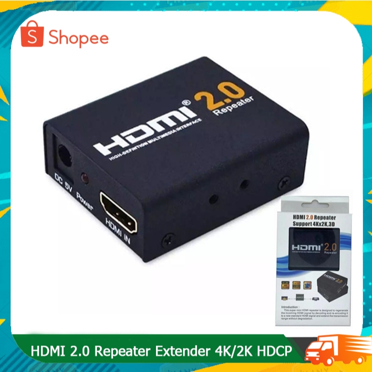 HDMI 2.0 Repeater Extender 4K/2K HDCP 2160PDMI 2.0 Repeater Extender ...