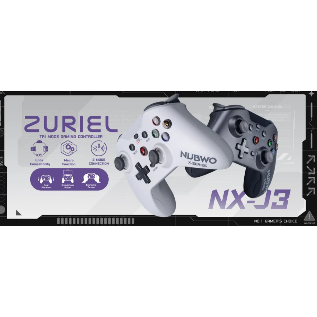 ฺ(ประกัน 1ปี) Nubwo NX-J3 Tri Mode Gaming Controller Joy จอย จอยเกมมิ่ง ...