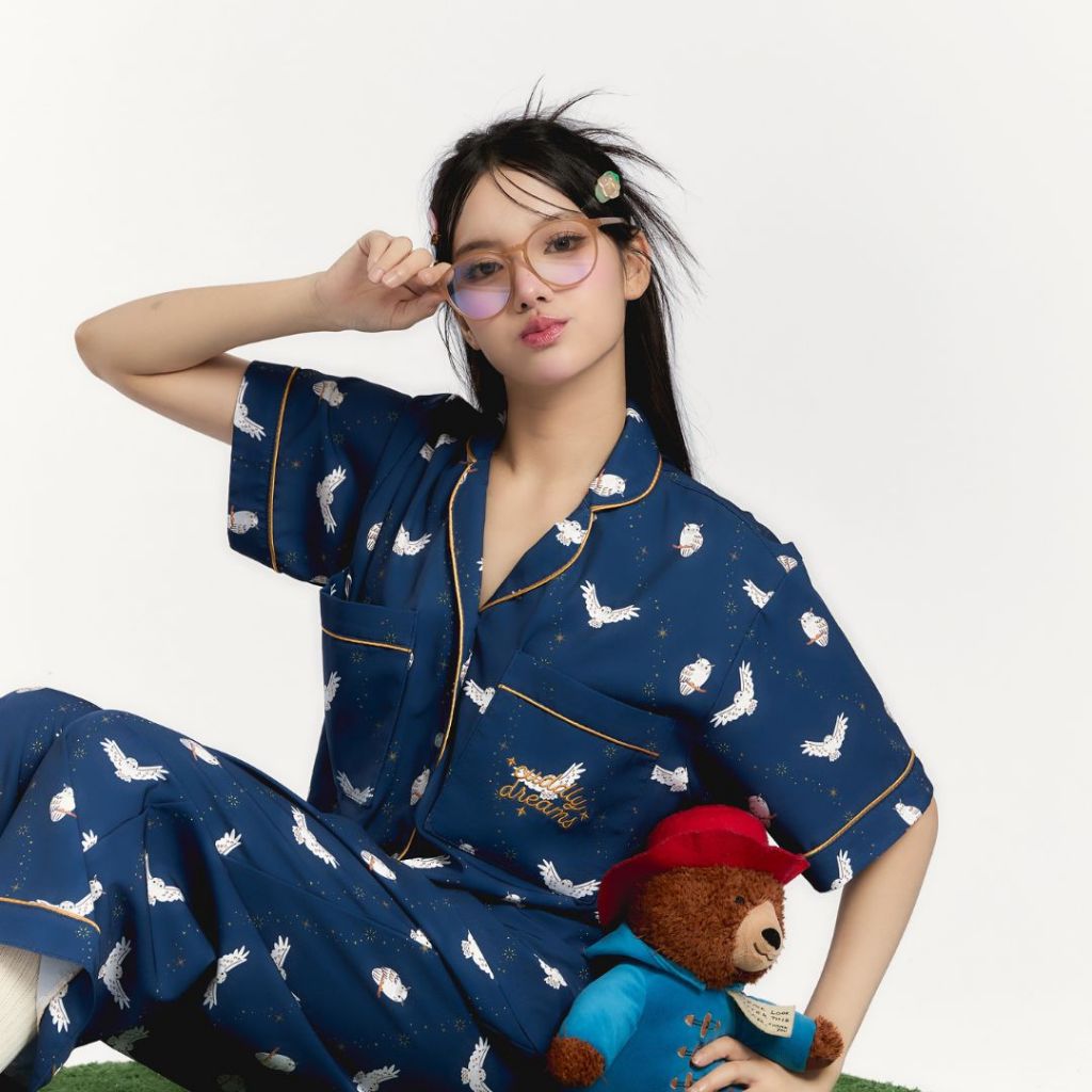 ชุดนอน Cuddly Dreams - The Wizard Owls กางเกงขายาว | Shopee Thailand