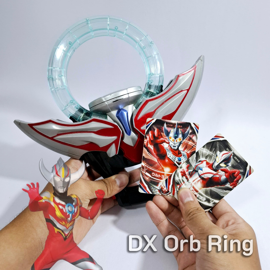 DX Orb Ring อุปกรณ์แปลงร่าง !!แถมการ์ด ทาโร่ + เมบิอุส จากอุลตร้าแมนออร ...