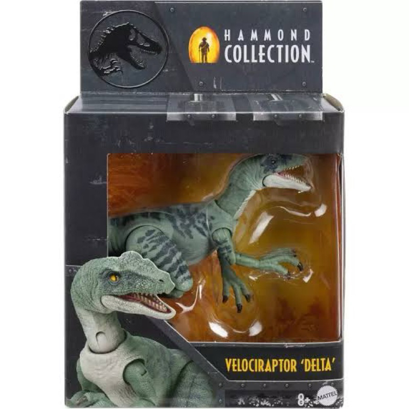 Mattel Jurassic Hammond Collection Velociraptor Delta | Shopee Thailand