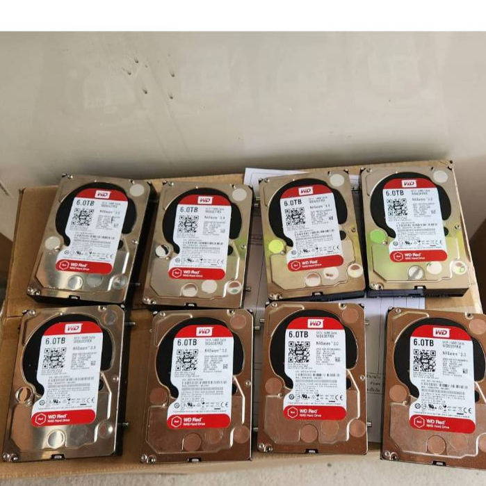 ฮาร์ดดิส WD Red NAS HDD 6TB (ฮาร์ดดิสก์แนส) WD RED 5400RPM SATA3 ...