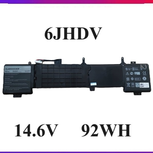 แบตเตอรี่ ของแท้ DELL Alienware 17 R2 R3 Alienware P43F Series 5046J ...