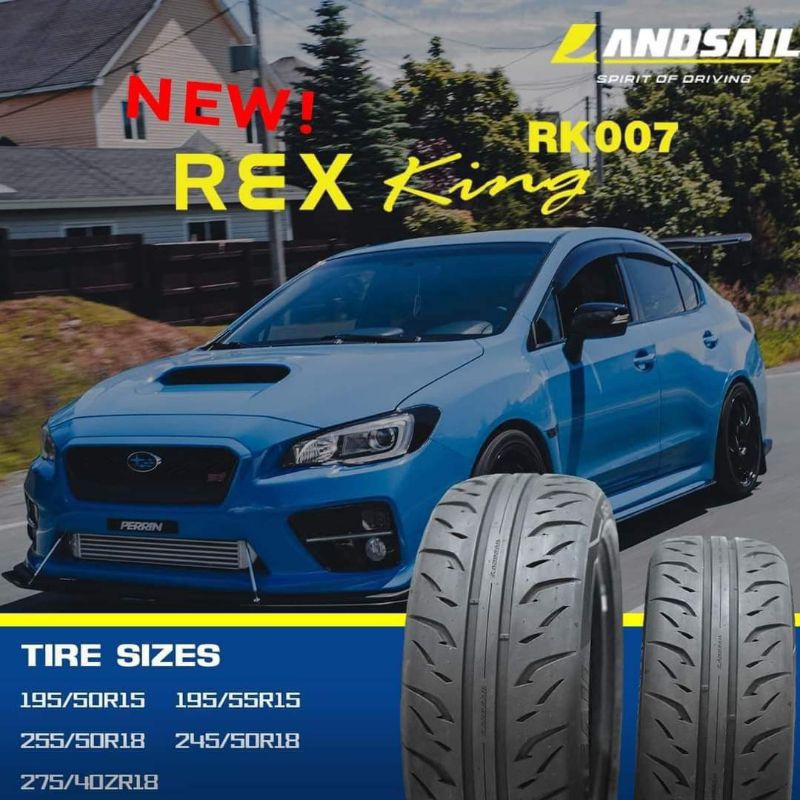 Landsail ยางผลิตปี2025 (4เส้น) Rs009/Rk008/Rk007/Ls388 (195/50r15,195/55r15,205/45r17,215/45r17 ...