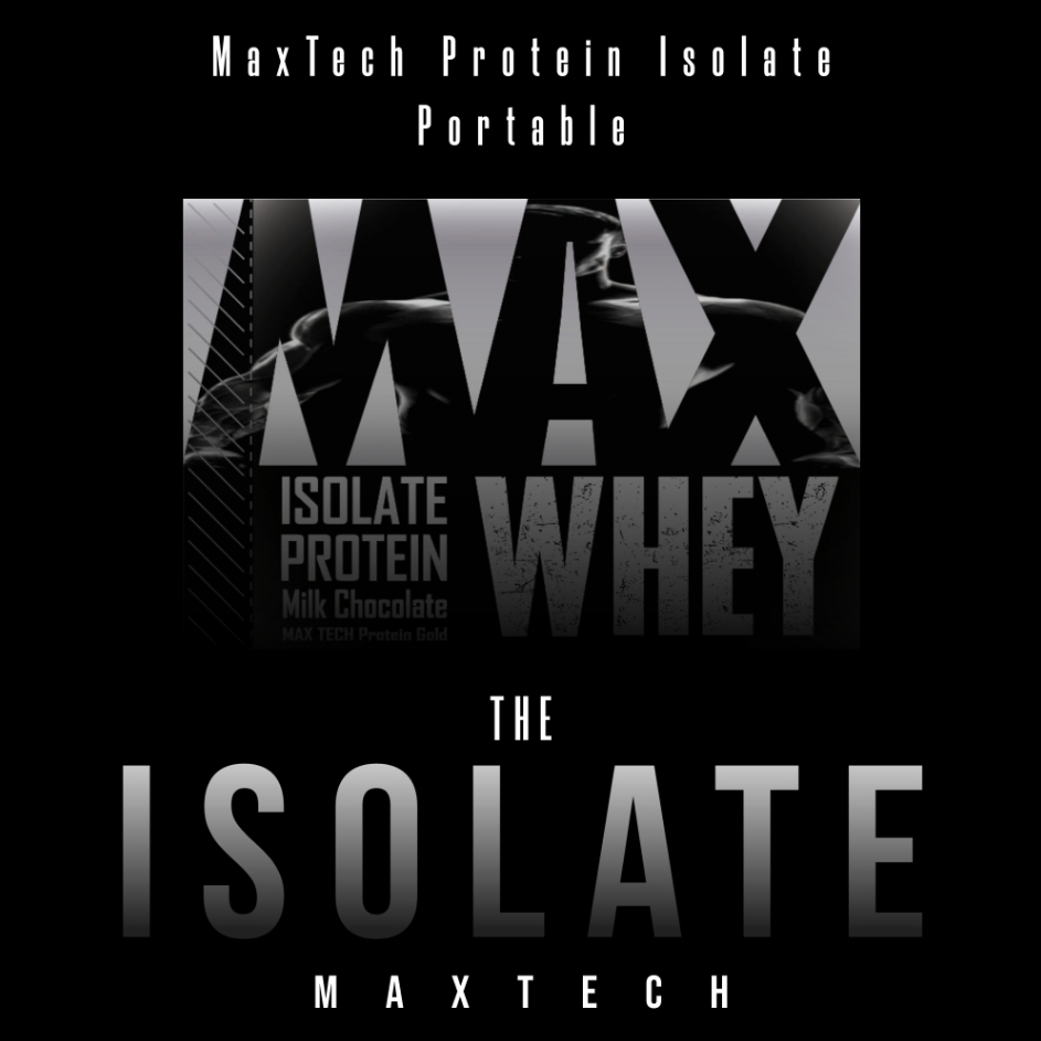 6ซอง แบบ พกพา สะดวก พกพาง่าย MaxTech Protein Isolate เวย์โปรตีน ไอโซเลท ...