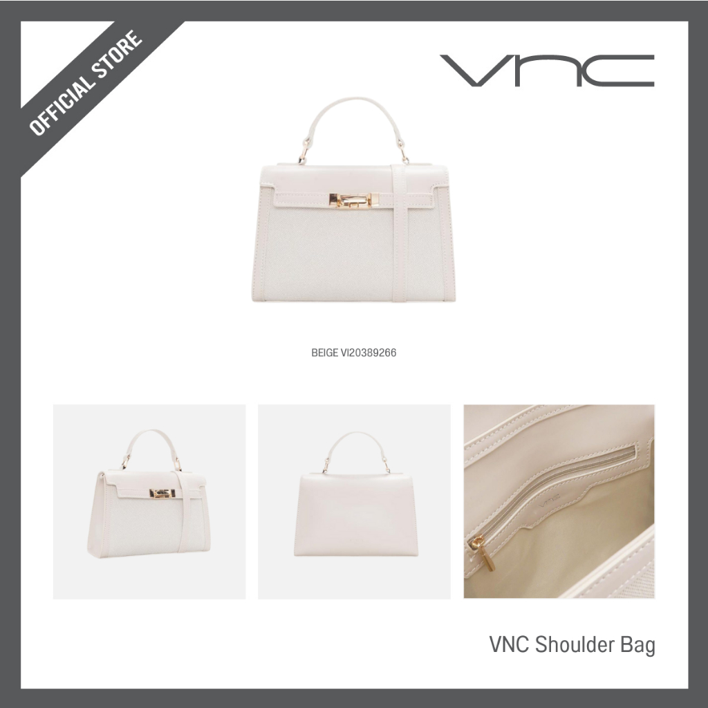 VNC กระเป๋า SHOULDER BAG สี BEIGE | Shopee Thailand