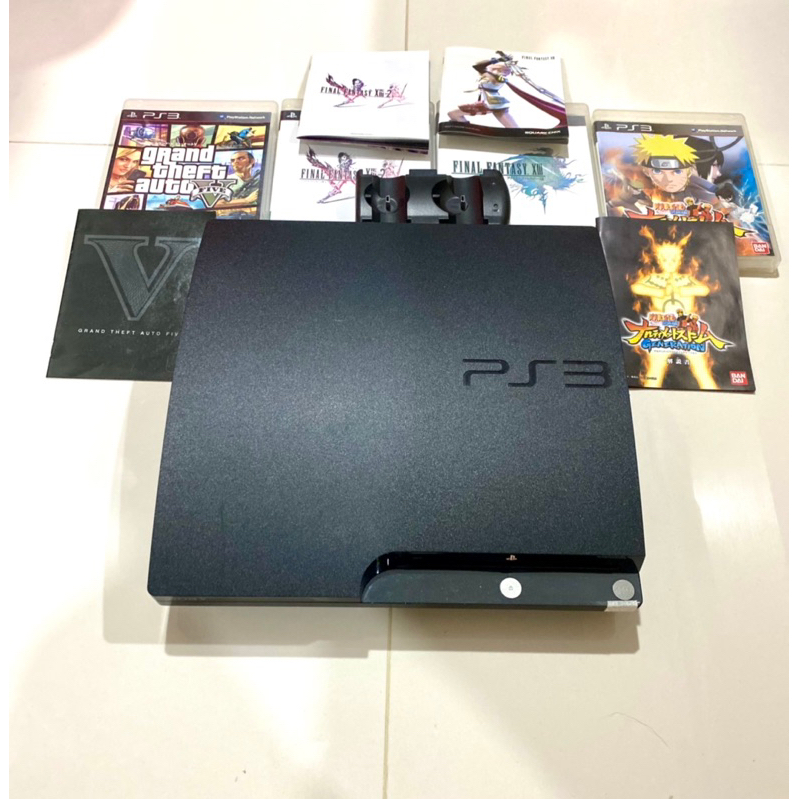 เครื่อง Ps3 แปลงแล้วพร้อมเล่น อุปกรณ์ครบ แถมฟรีที่ชาร์จ จอย Dual Shock ...