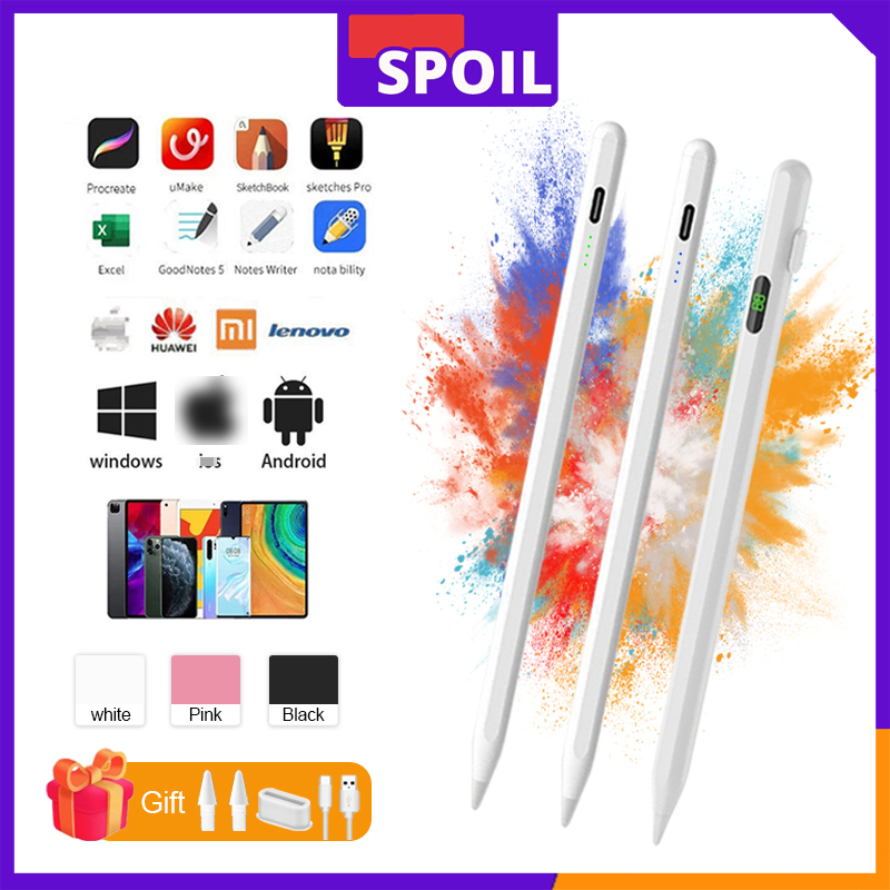 [COD] ปากกาทัชสกรีนใช้ได้ทุกรุ่น ปากกา android Stylus Pen สำหรับ reami ...
