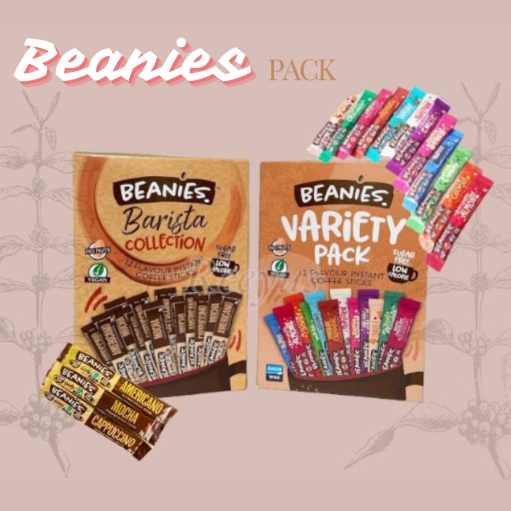 ( เฉพาะในไลฟ์!!! 1แถม1 )Beanies Pack Instant Coffee Sticks ในกล่องจะมี ...