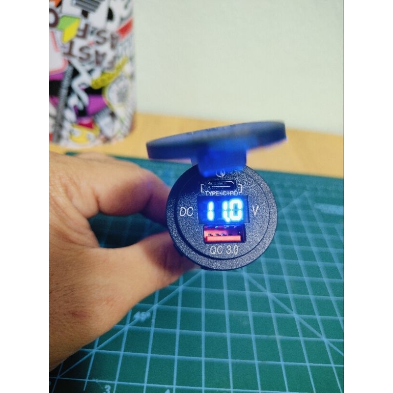 USB12/24Vวัดโวล์ได้ชาร์ทได้ 2 หัว | Shopee Thailand