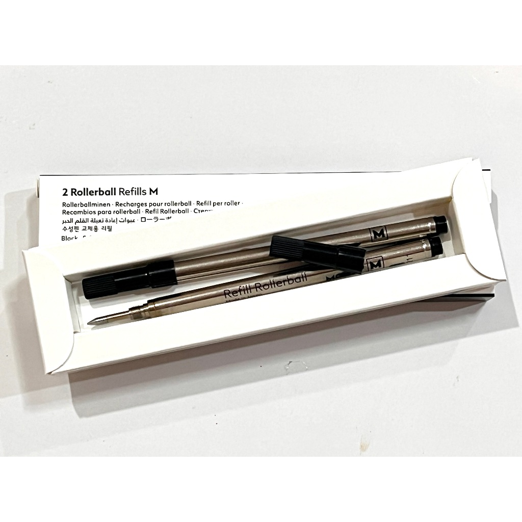 ไส้ปากกา Refill MB Rollerball Size F,M สีดำ ไส้ปากกาของแท้ค่ะ | Shopee ...