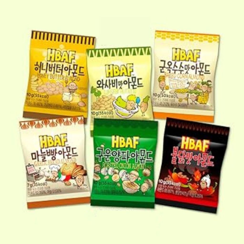 HBAF Tom's Farm Almond Korea 7-10 g อัลมอนด์มินิเคลือบรสต่างๆ มี 6 รส | Shopee Thailand