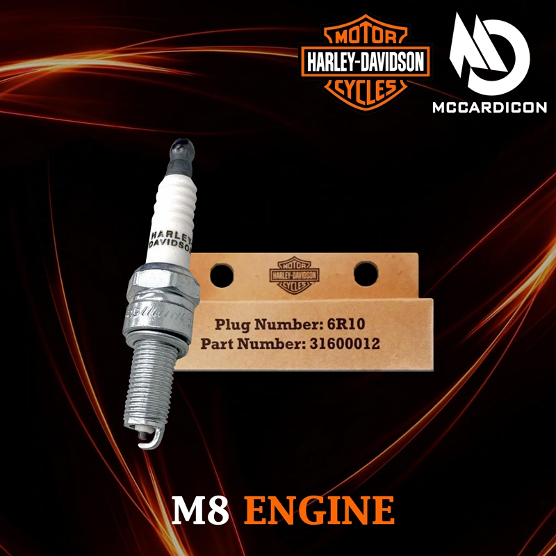 หัวเทียน (Spark Plug) 6R10 ฮาเลย์ เดวิดสัน (Harley Davidson) สำหรับ ...