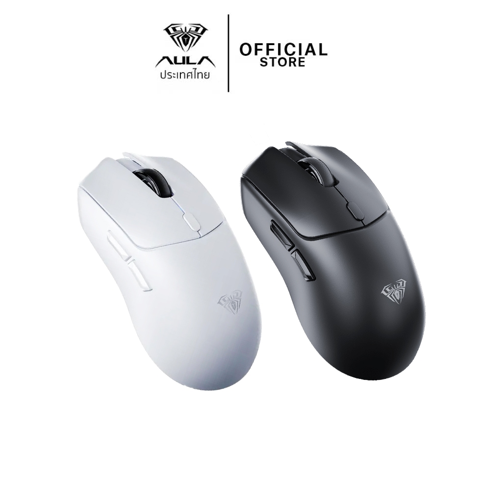 เมาส์ไร้สาย - AULA SC580X - Wireless Mouse Macro PAW3325 10,000 DPI รับ ...