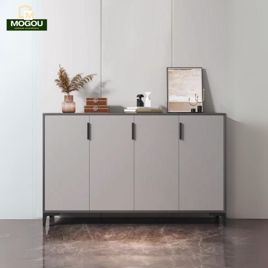 ตู้รองเท้า ตู้เก็บรอเท้า ตู้วางรองเท้า ขนาด140/120/90cm วัสดุไม้MDF ชั้นดี ดีไซต์สวย วางรองเท้า ...