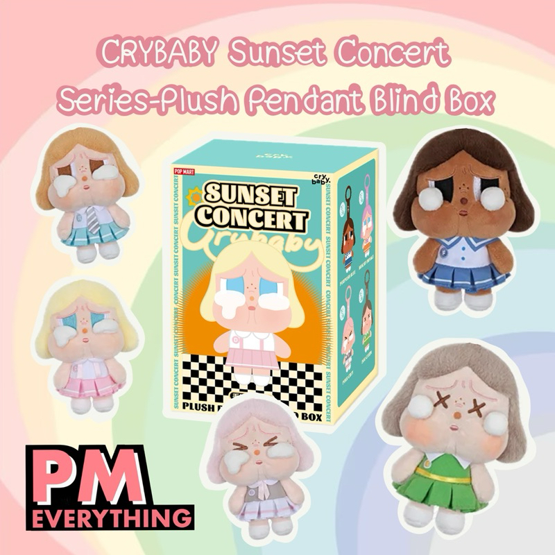 🔥SALE🔥 CRYBABY Sunset Concert Series-Plush Pendant Blind Box | Shopee ...
