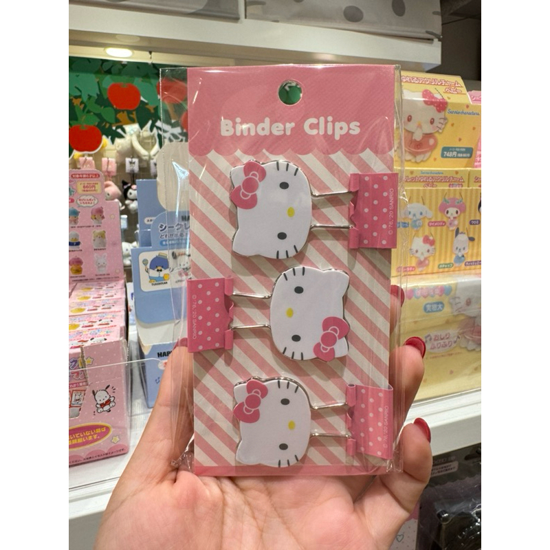 Sanrio binder clip ของแท้100% จากญี่ปุ่น | Shopee Thailand