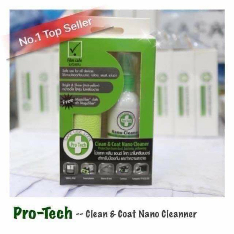 น้ำยาเช็ดแว่น-น้ำยาทำความสะอาดเลนส์ Pro tech Clean & Coat Nano Cleaner ...