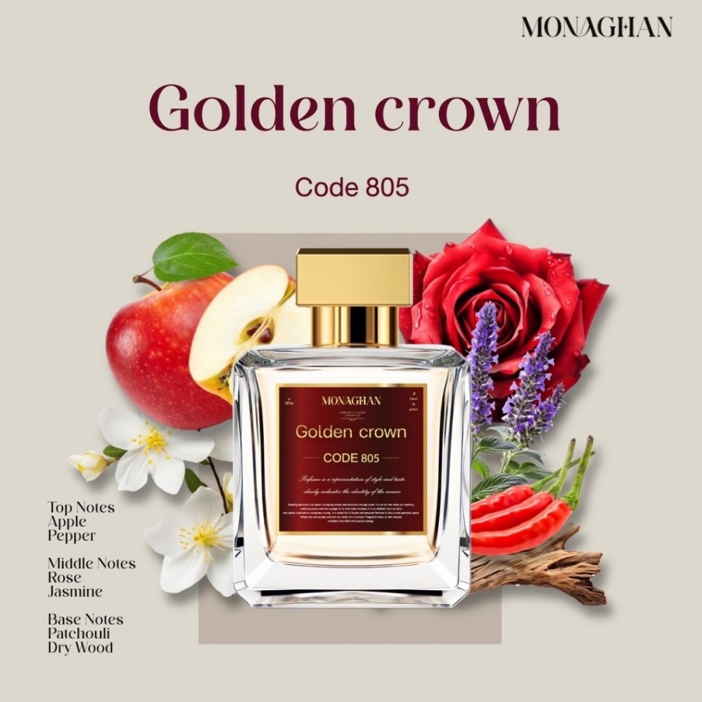 Golden crown Code 805 น้ำหอมกลิ่นหรูหรามาก กลิ่นผู้หญิงฉลาด ทำงานเก่ง ดูแลตัวเองได้ดี หอมสุดๆๆๆ ...