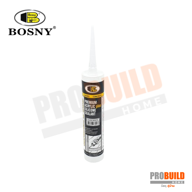 ซิลิโคน BOSNY B330 สีดำ สีขาว สีใส 300ml. | Shopee Thailand