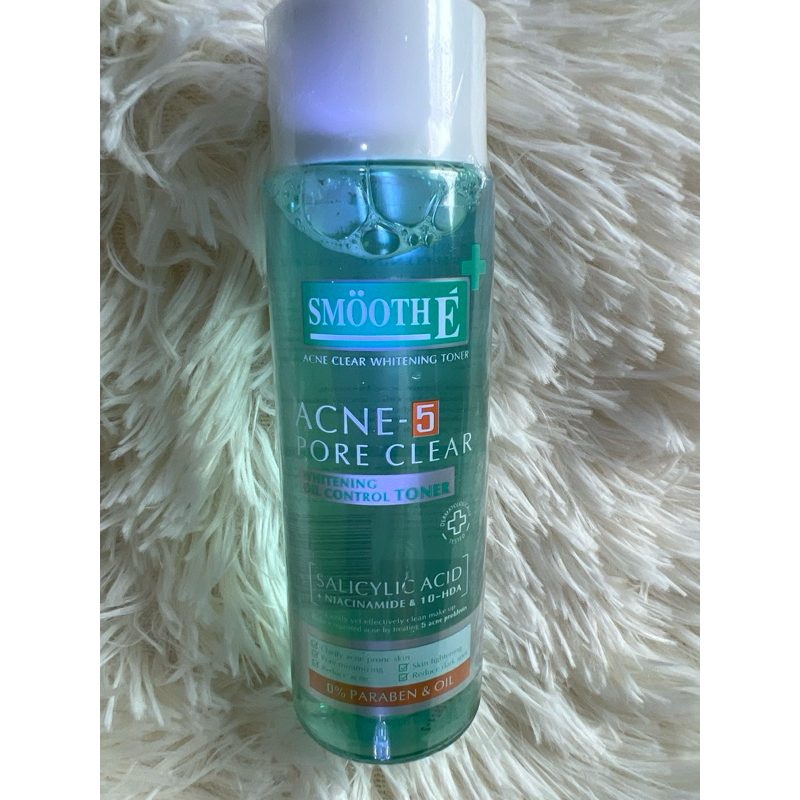 SMOOTH E Acne Clear Whitening Toner | Shopee Thailand